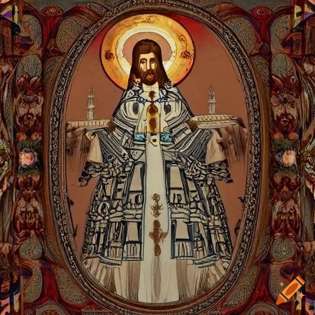 Detailed surreal orthodox christian gothic art on Craiyon