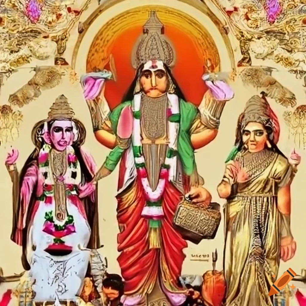 Representation of a deity on Craiyon