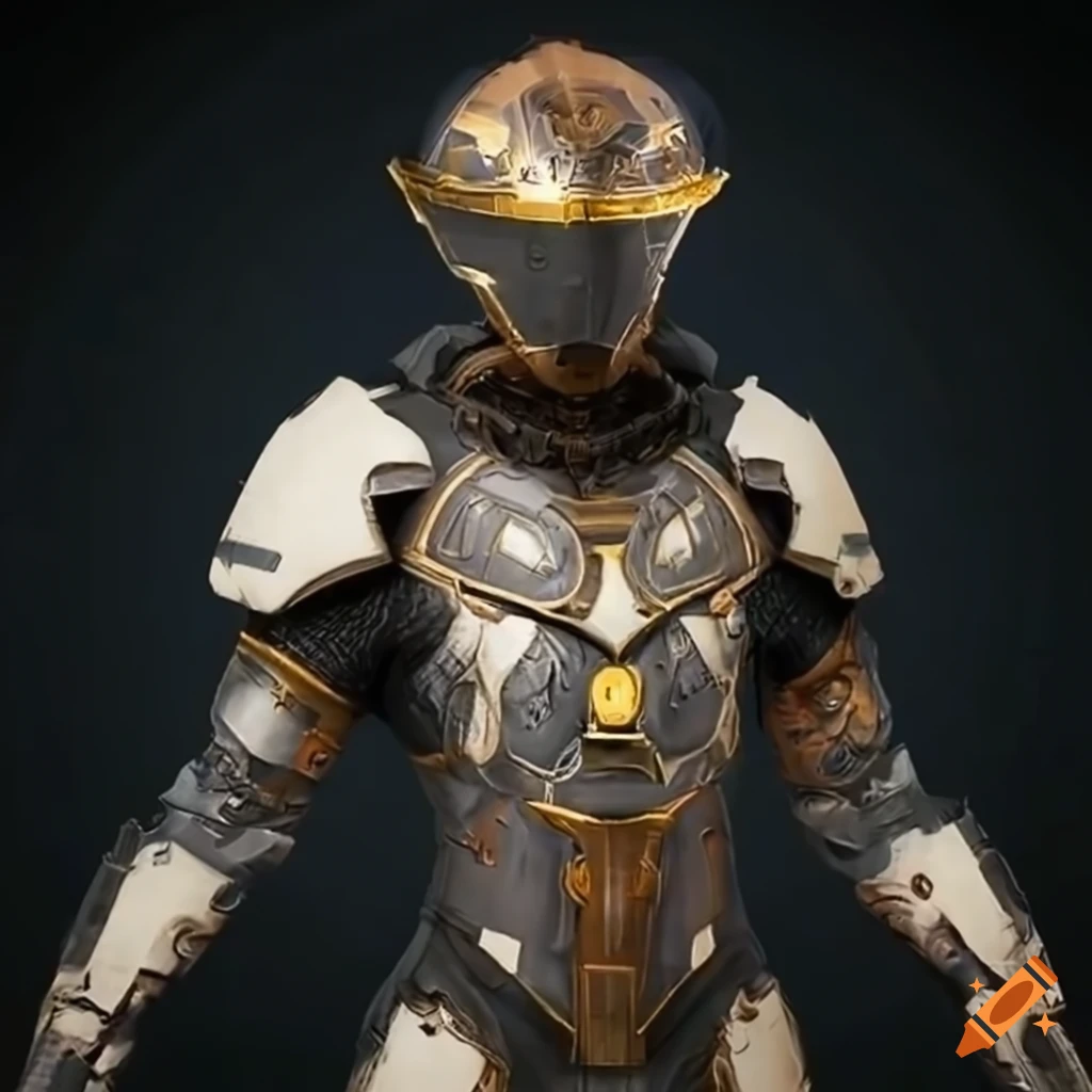 Icarus space armor in realistic lighting on Craiyon