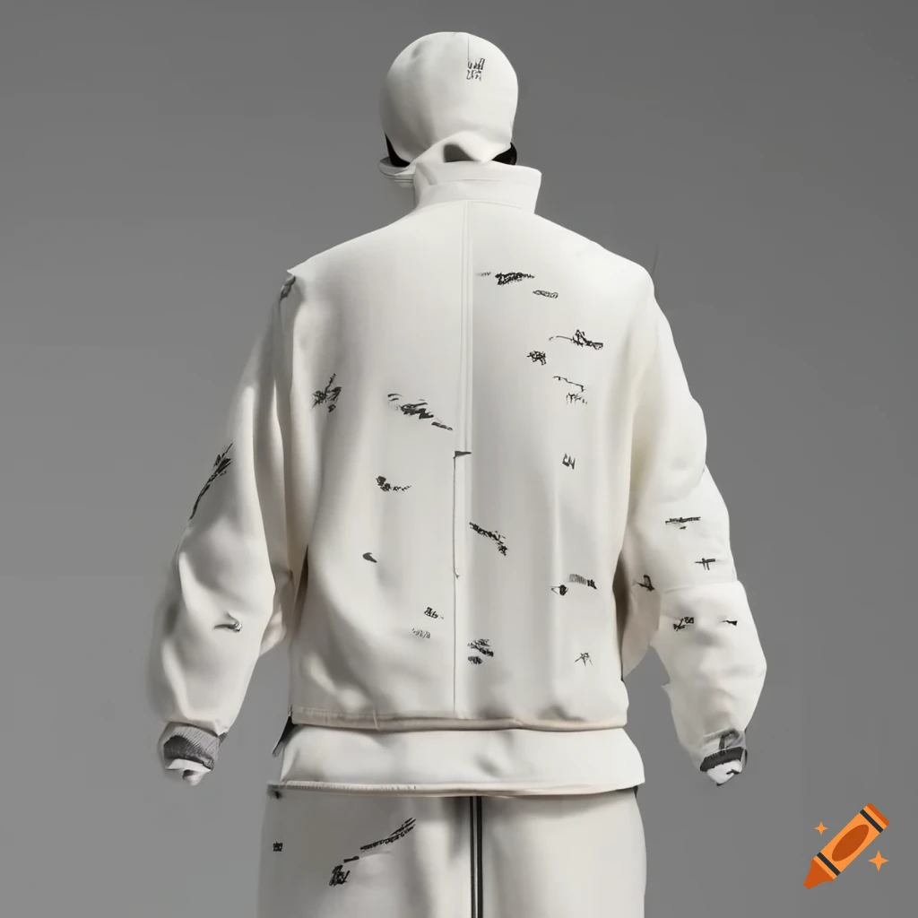 White birch texture tennis tracksuit by Maison Margiela on Craiyon