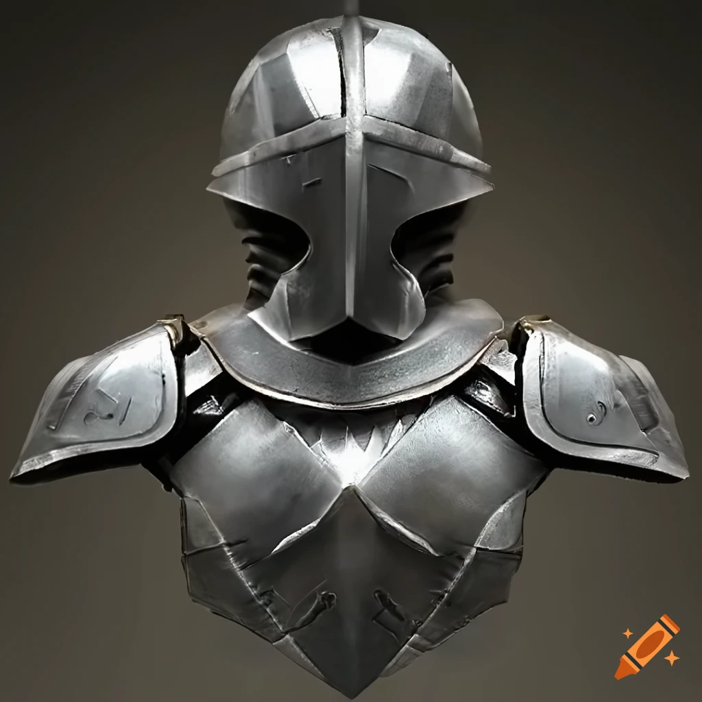 Front view of bathyscathe armor on Craiyon