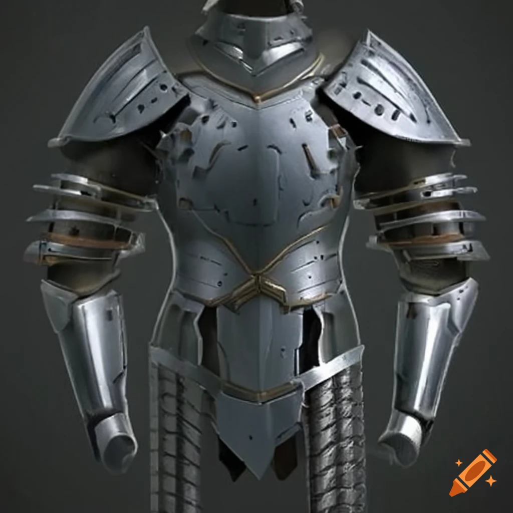 Front view of bathyscathe armor on Craiyon