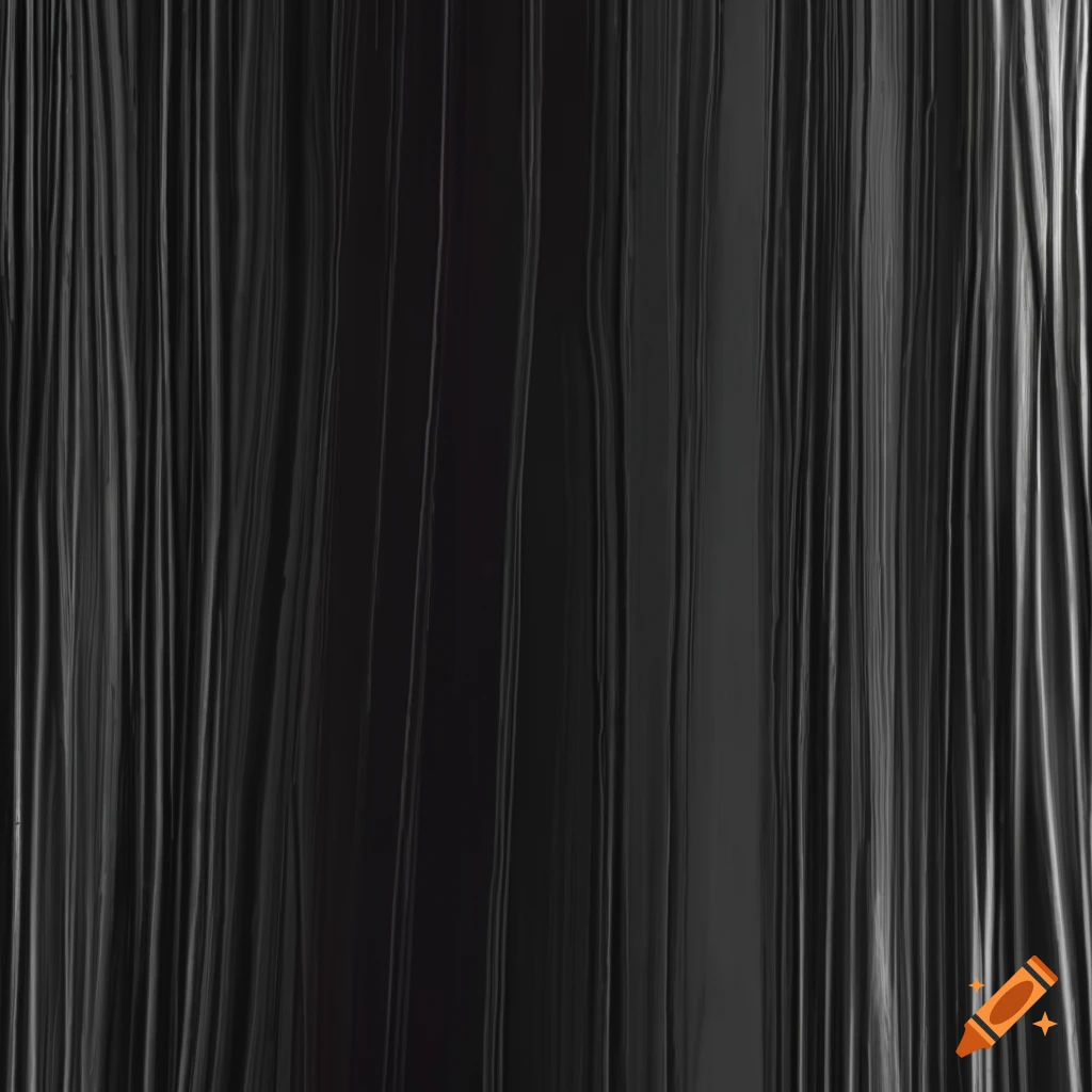 Textured black tin foil material with vertical banding on Craiyon