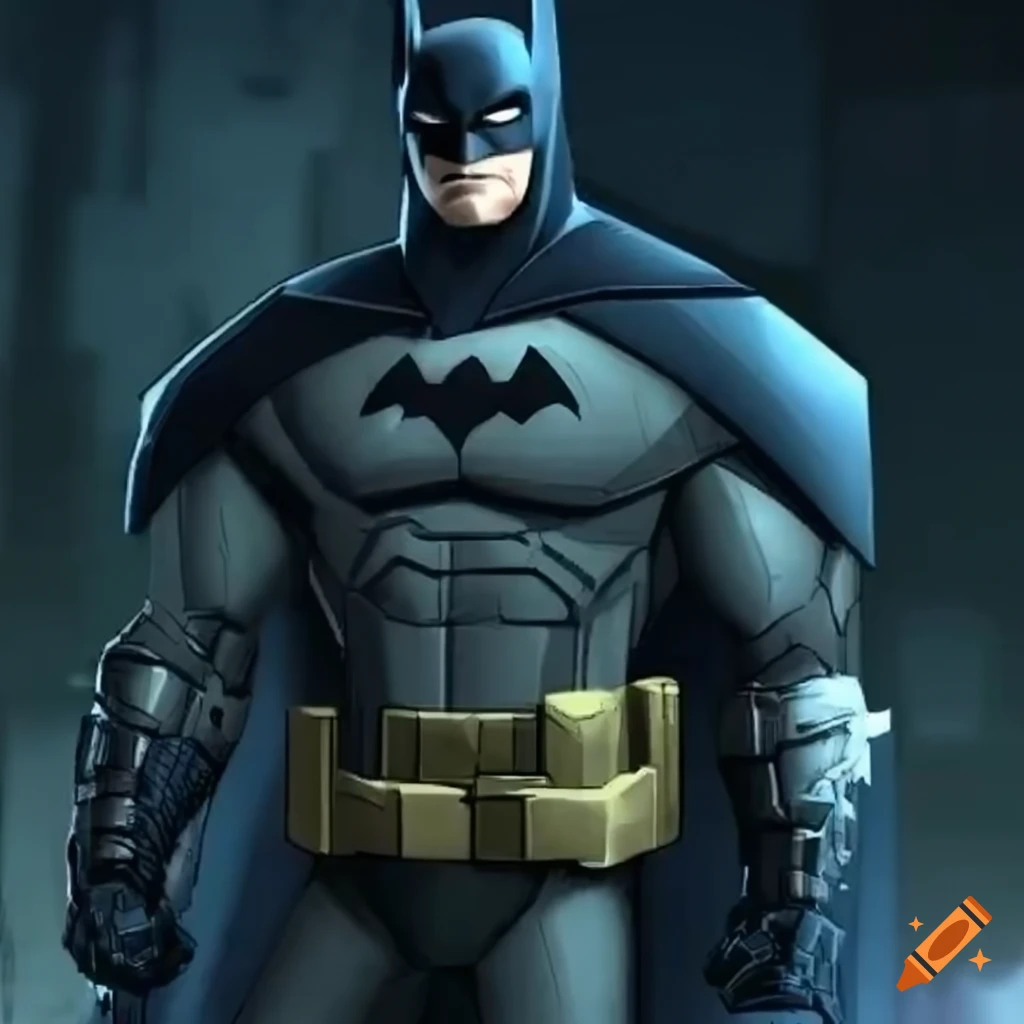 Arkham knight batman in the style of batman the animated series on Craiyon