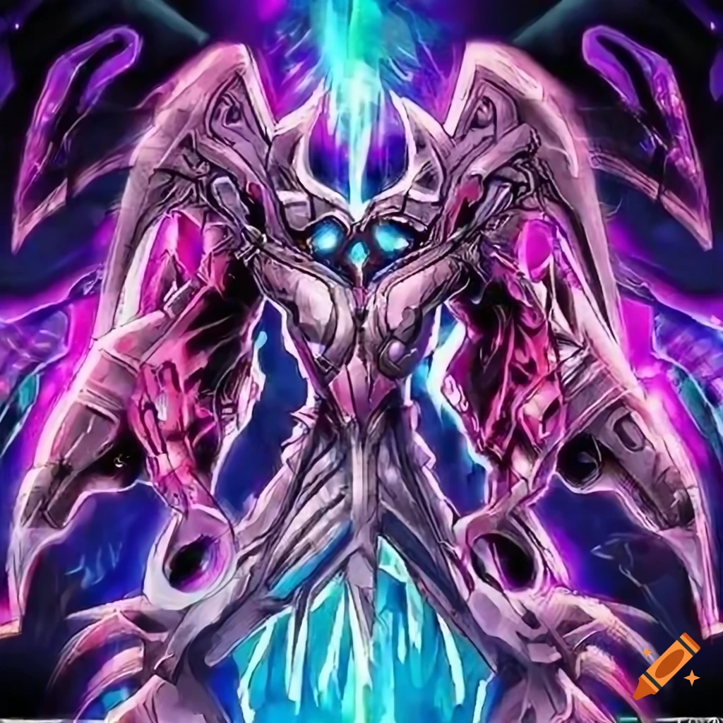 Ascended being machine Yu-Gi-Oh! art on Craiyon