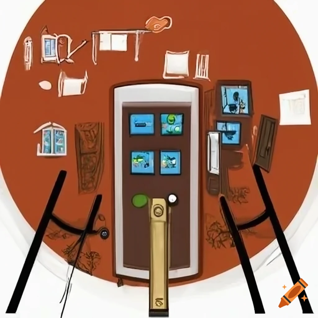 Front door of the internet on Craiyon