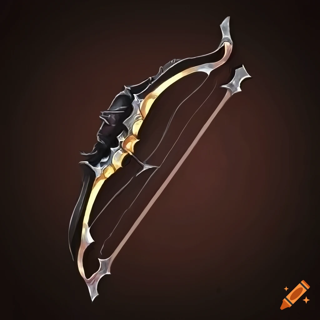 Iron bow weapon for DnD on Craiyon