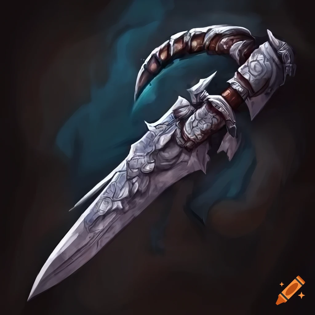 Iron claws weapon for dungeons and dragons (dnd) on Craiyon