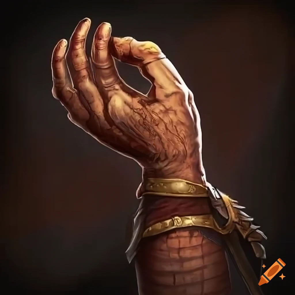 Martial arts hands in action on Craiyon