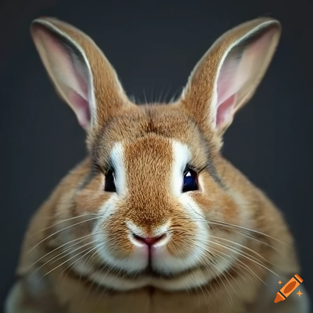 Happy rabbit on Craiyon