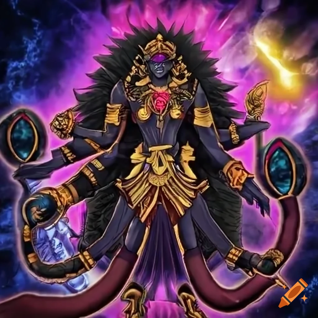 Kali yuga in yugioh card style on Craiyon