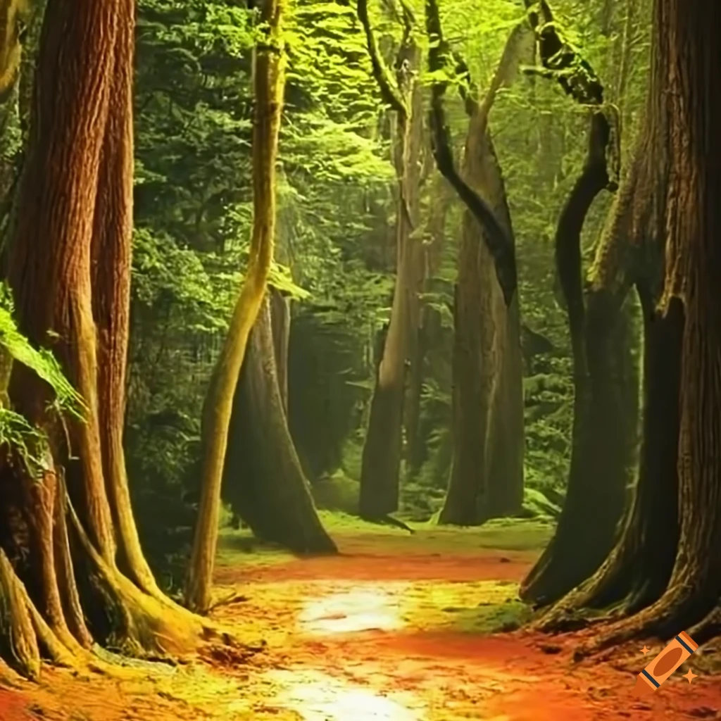 African forest on Craiyon