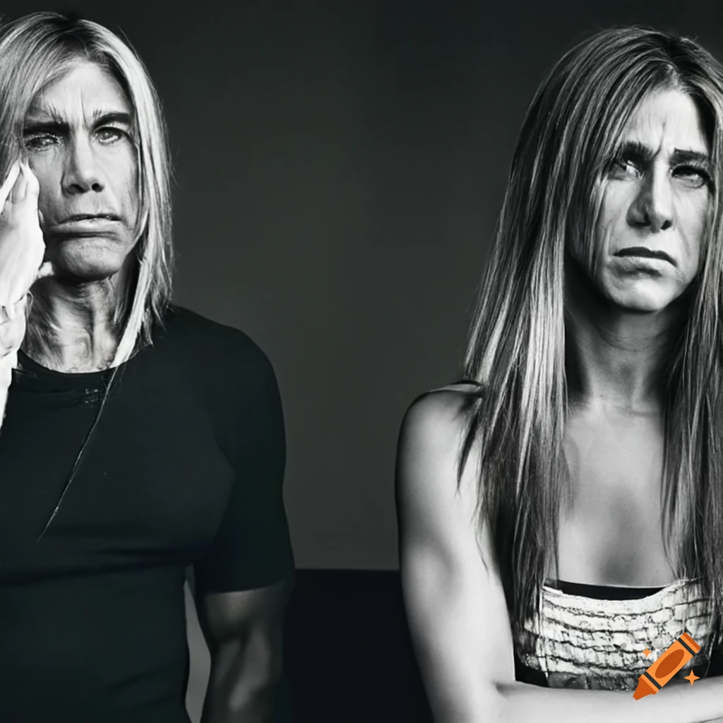 Iggy pop and jennifer aniston on Craiyon
