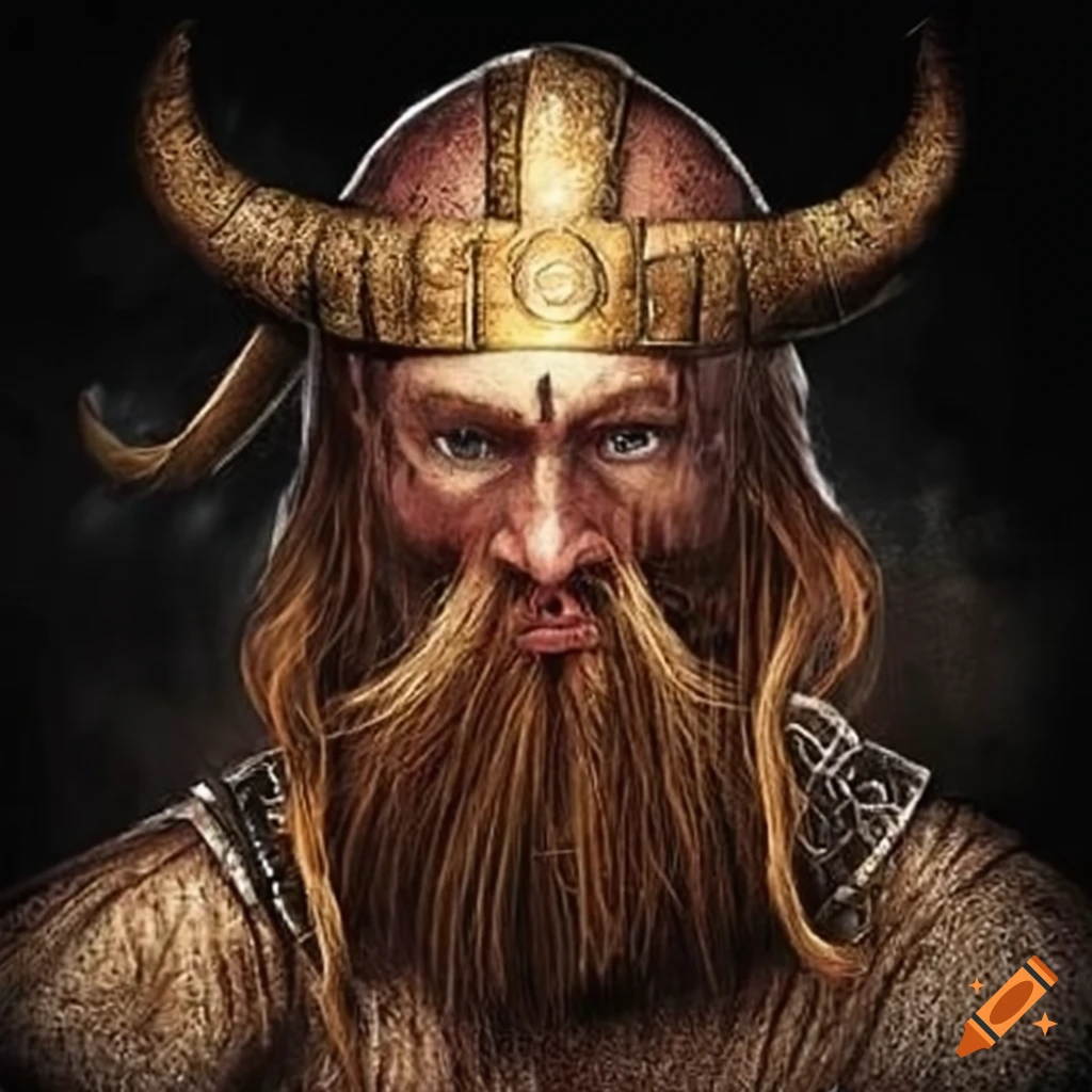 Viking's attempt at a profile picture on Craiyon