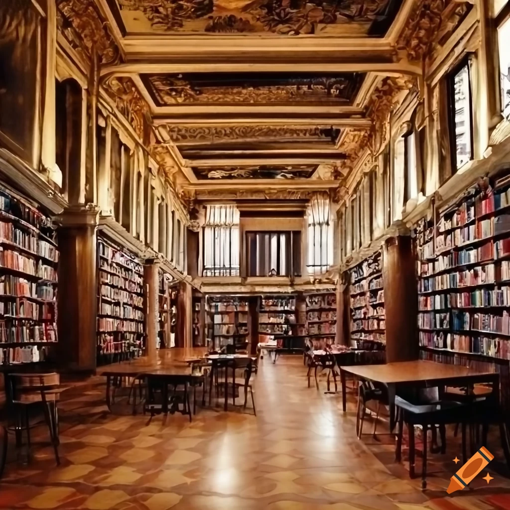 Library with an art gallery cafeteria for people to meet and interact ...