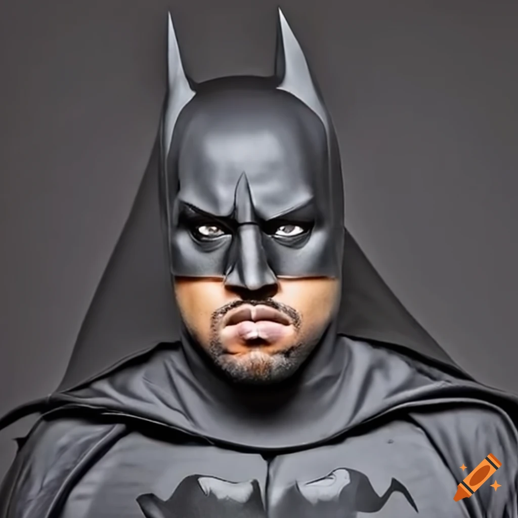 Kanye west depicted as batman on Craiyon