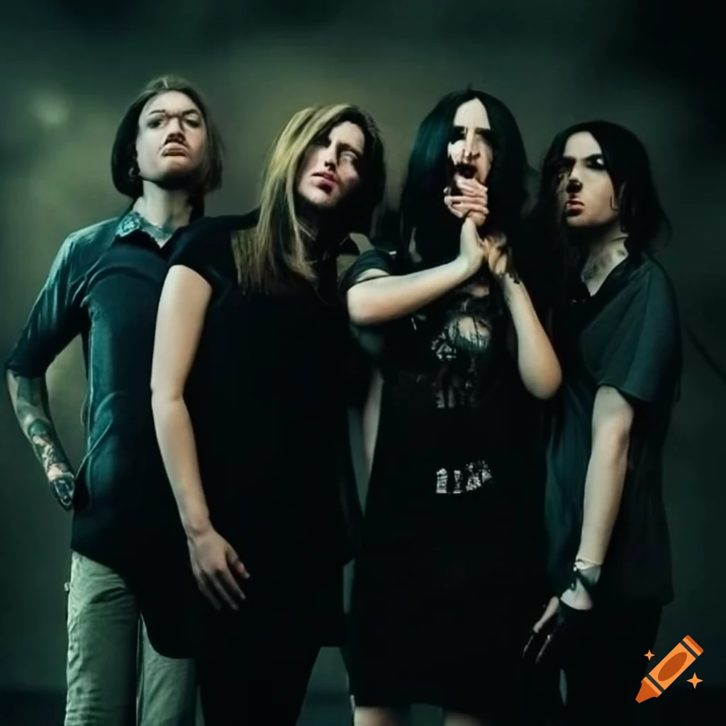 Band flyleaf inspired by the 2006 self-titled album on Craiyon