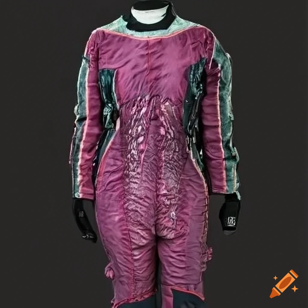 Elephant skin ski suit on Craiyon