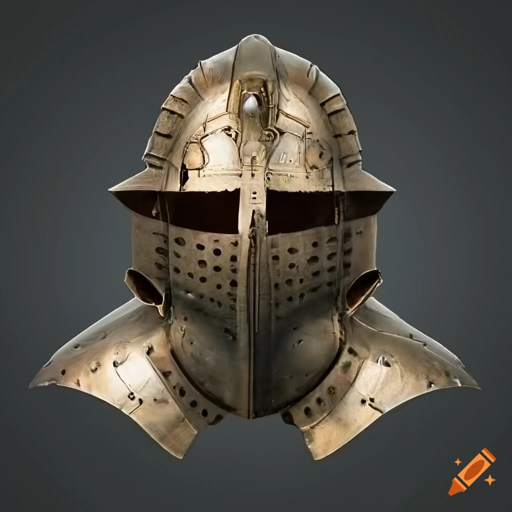 Front view of bathyscaphe armor on Craiyon