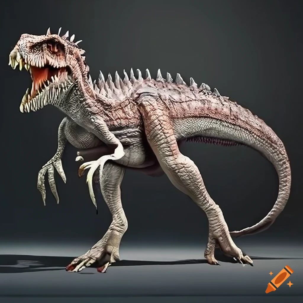 Indominus rex dinosaur full body on Craiyon