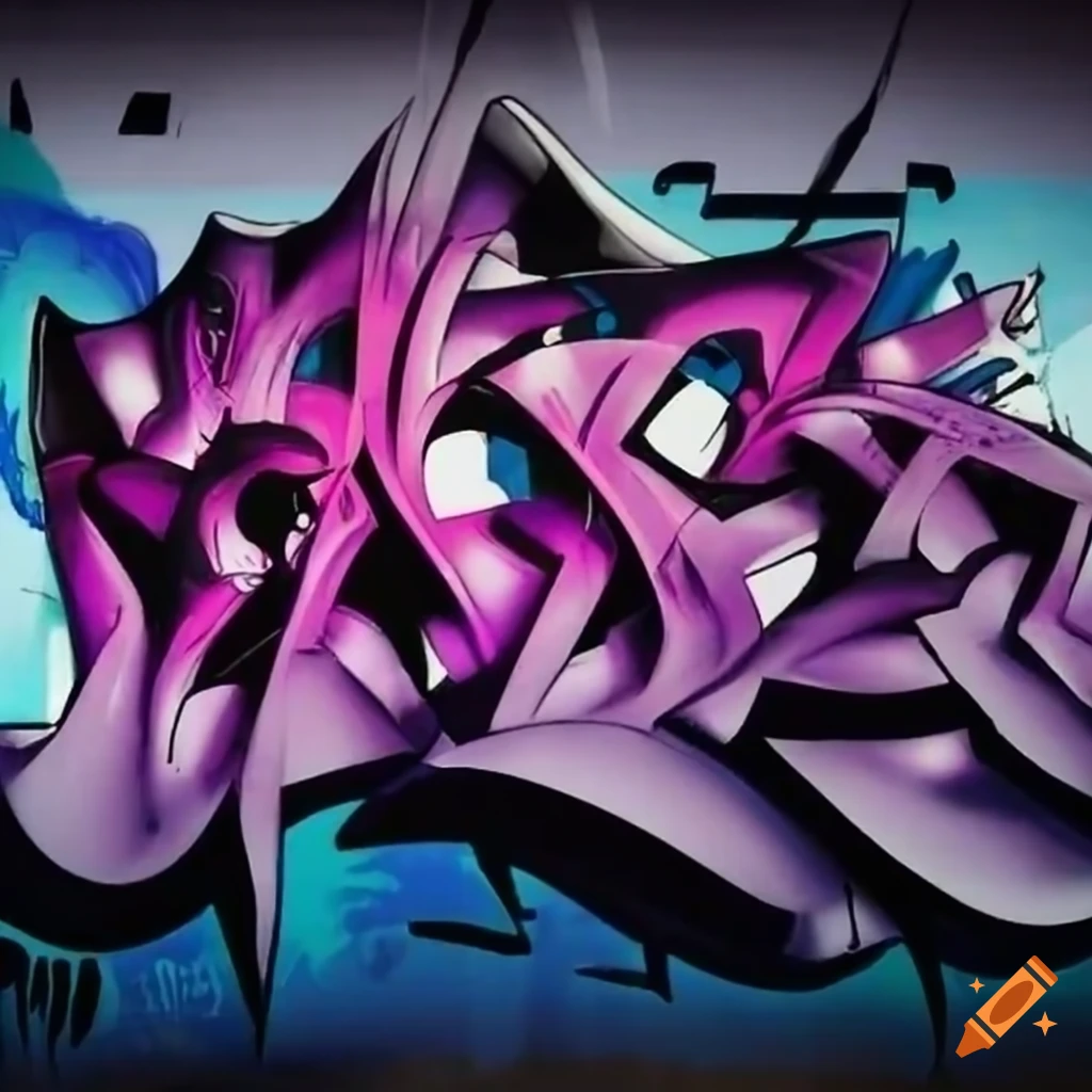 Graffiti art with the word 'shore' in a semi wildstyle design on Craiyon