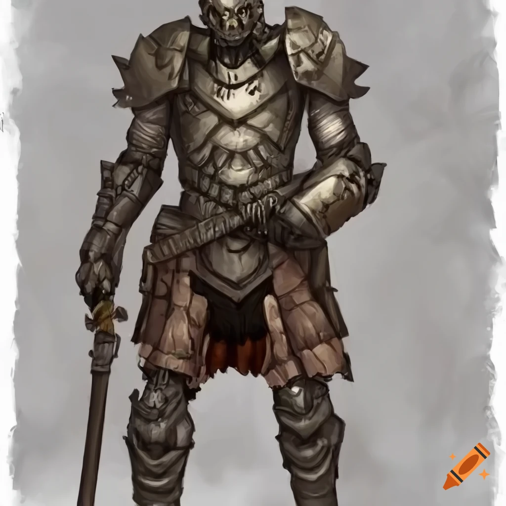 Dungeons and dragons warforged character on Craiyon
