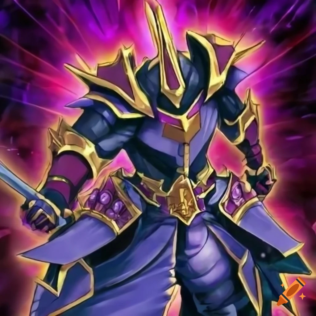 Kingly knight in the style of yugioh card art on Craiyon