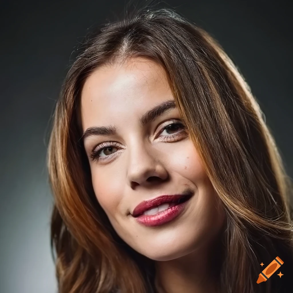 Close-up studio shot emphasizing stunning beauty in high definition on ...