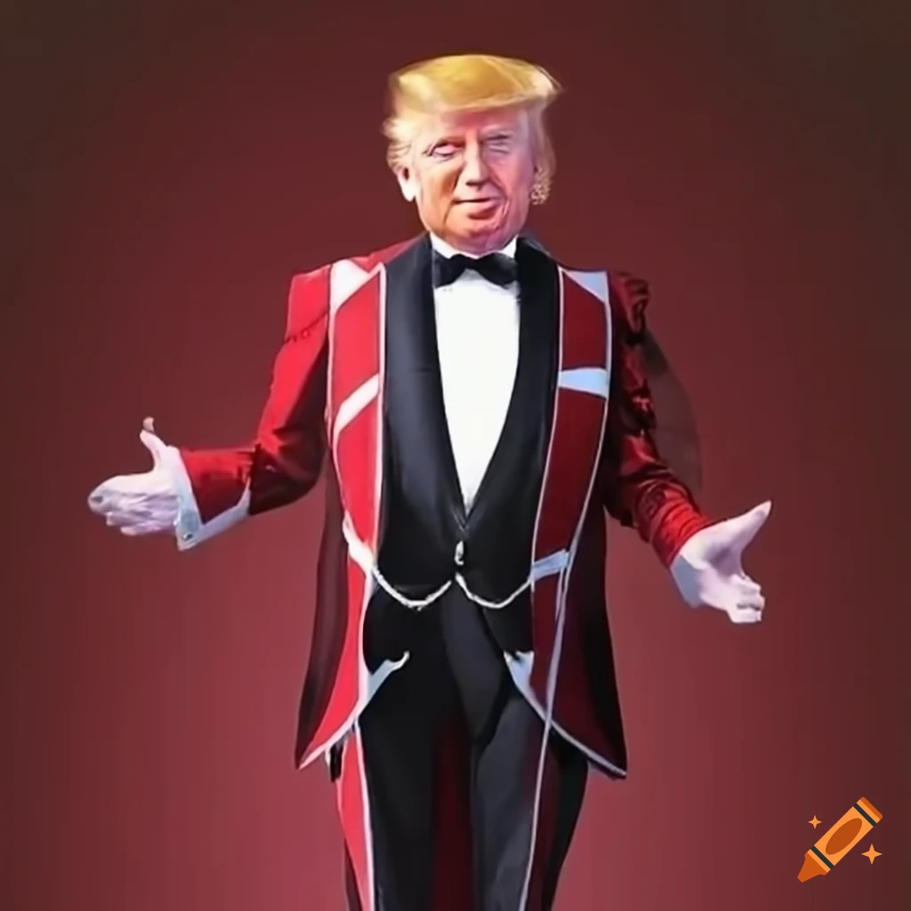 Circus ringmaster with a resemblance to Donald Trump on Craiyon