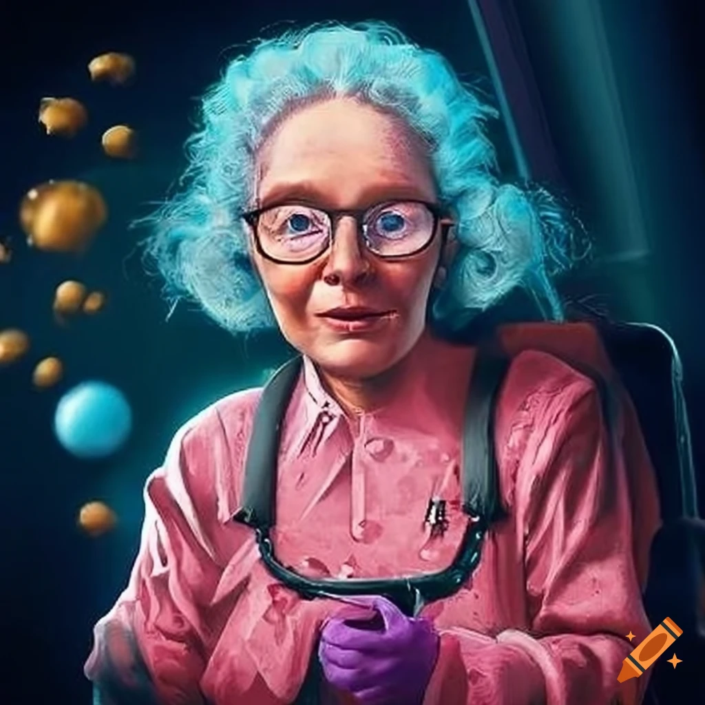 A female scientist named maddisynne on Craiyon