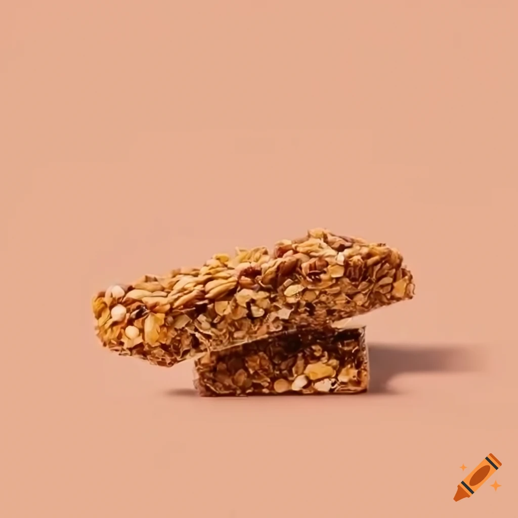 Kick Stick granola bar in beige packaging on Craiyon