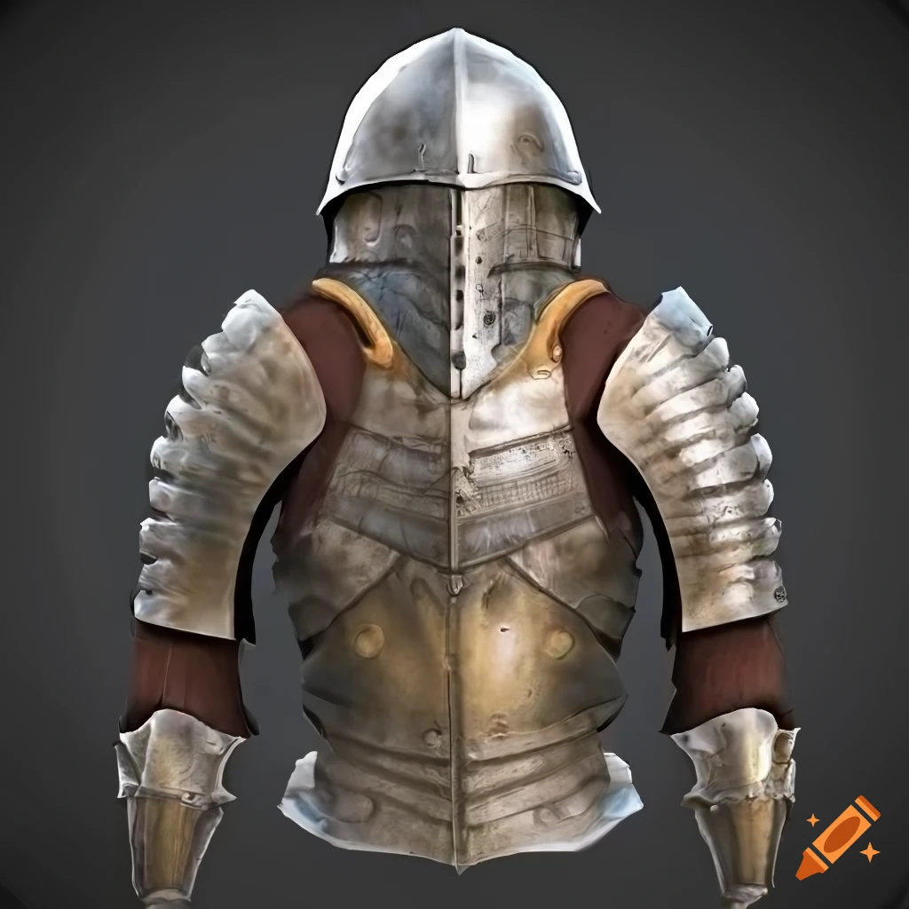 Bathyscathe armor front view on Craiyon