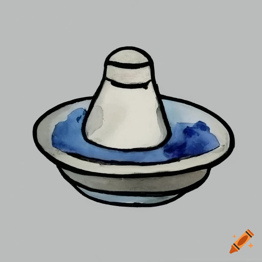 Salt shaker sprinkling salt on dish in 2D watercolor on Craiyon