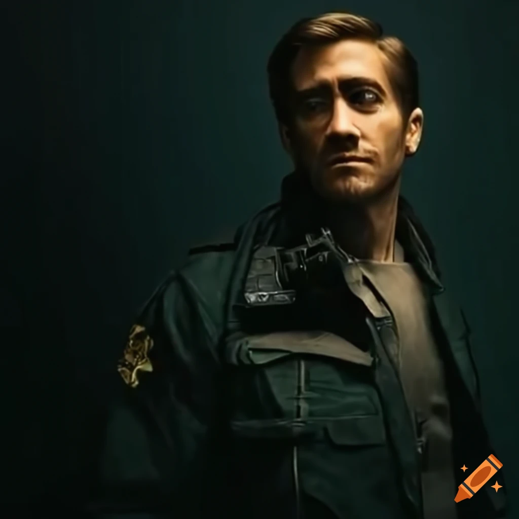 Jake gyllenhaal in a police outfit holding a revolver in fallout 76 ...