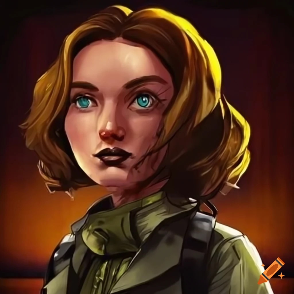 April o'neil character on Craiyon