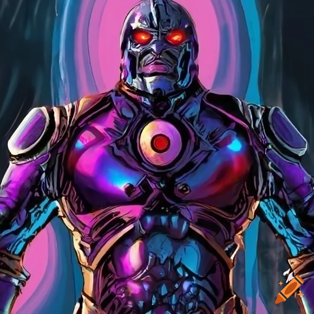 Iridescent art of lord zedd darkseid on Craiyon