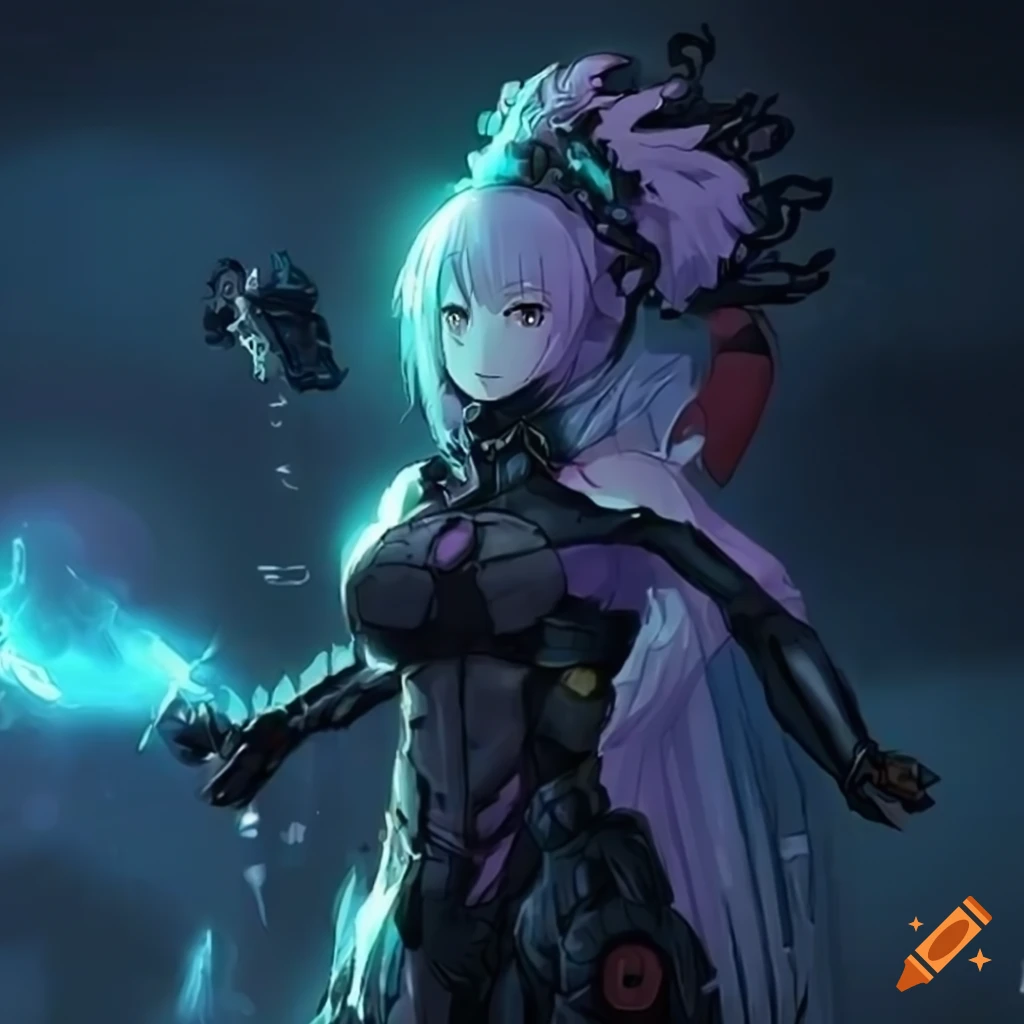 Scifi anime artwork on Craiyon