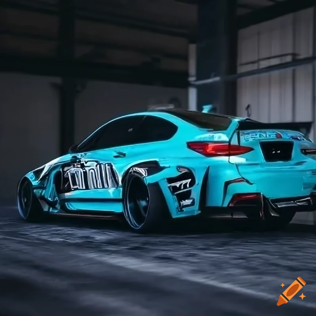 Bmw m4 g82 with drift livery on Craiyon