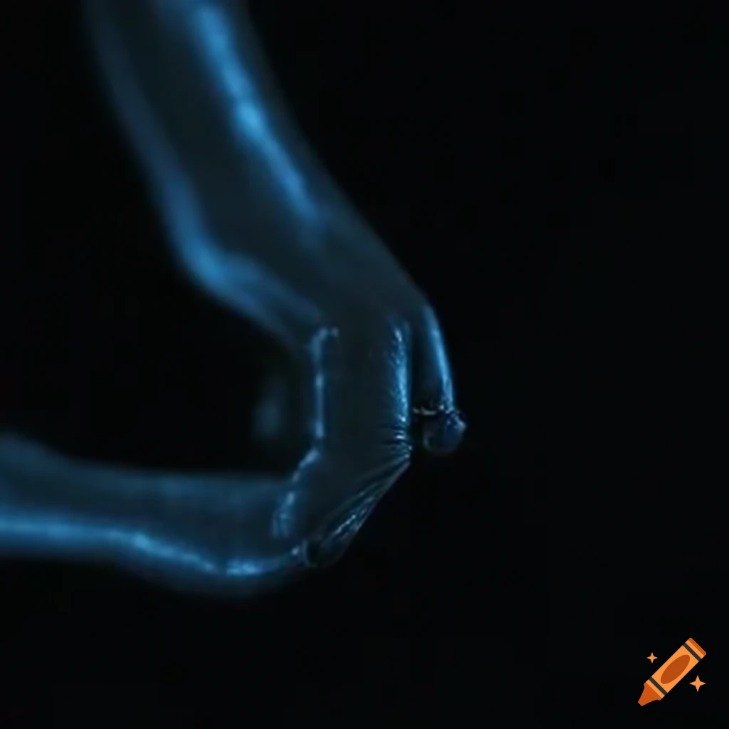 Abstract representation of touch on Craiyon