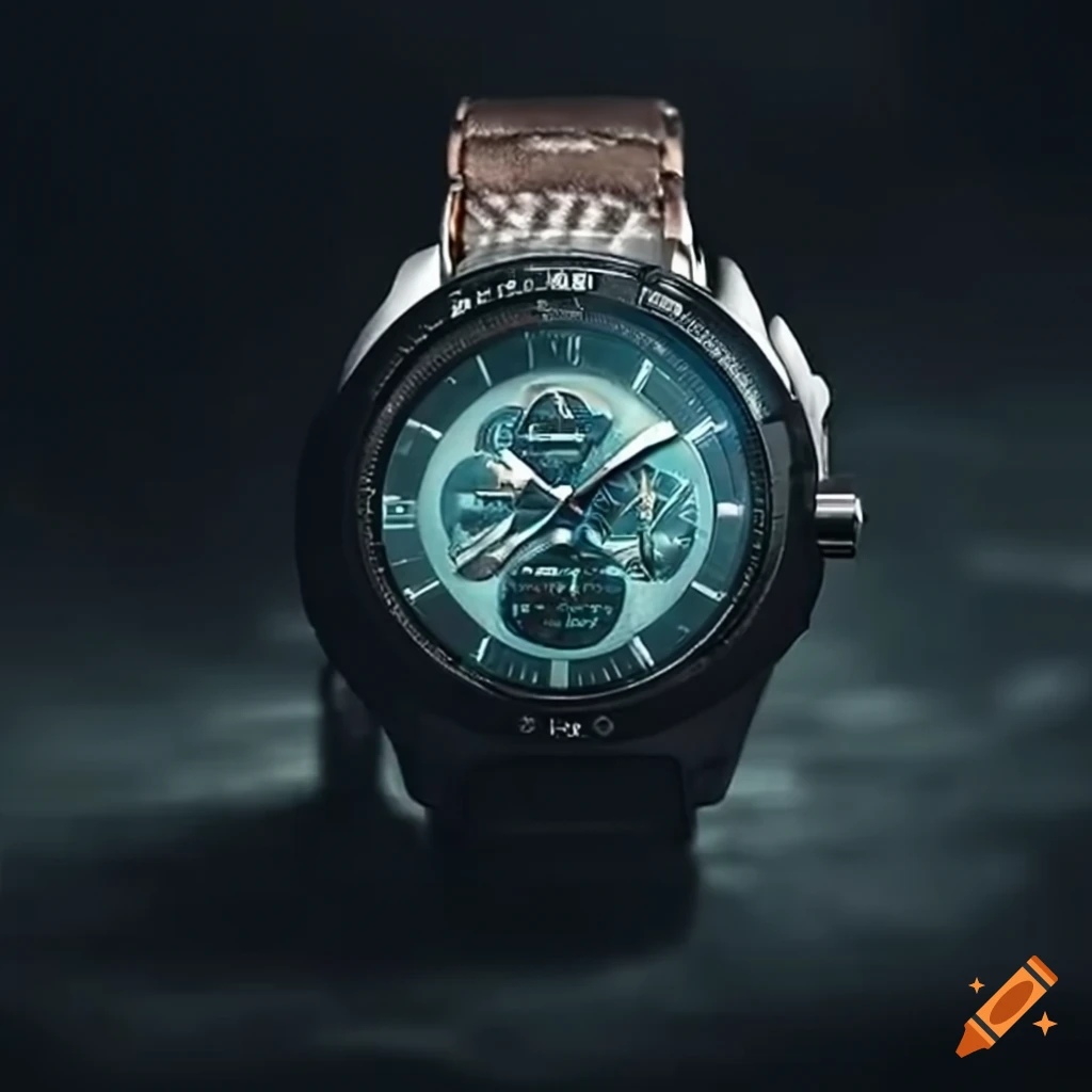 Luxury watch commercial poster on Craiyon