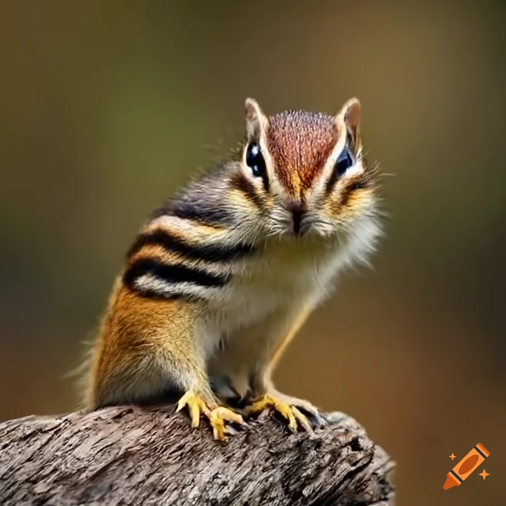 Chipmunk riding a hawk on Craiyon