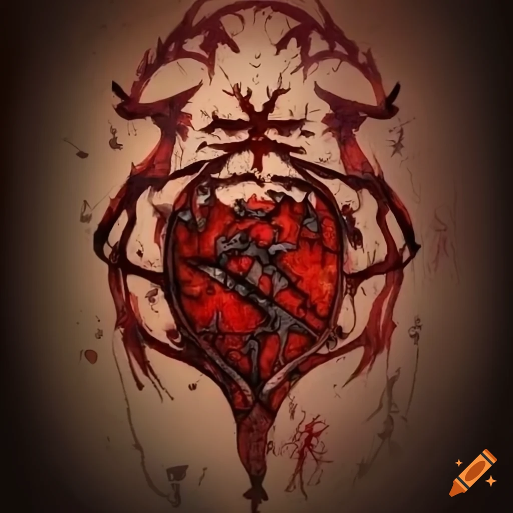 Custom family sigil with blood and metal theme in a fantasy setting on ...