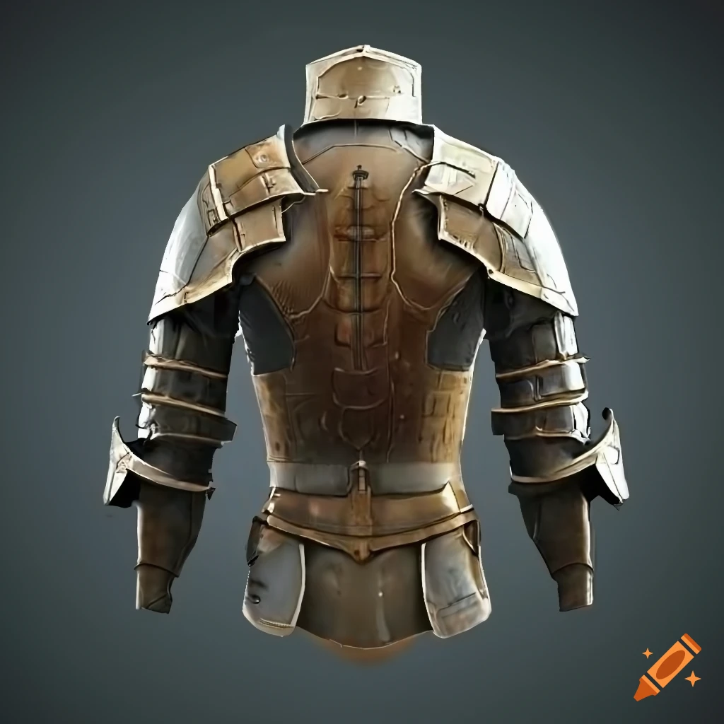 Front view of bathyscaphe armor on Craiyon