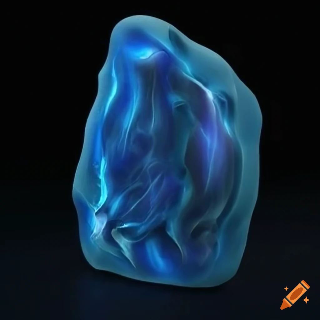 Blue dimensional rift fracture on Craiyon