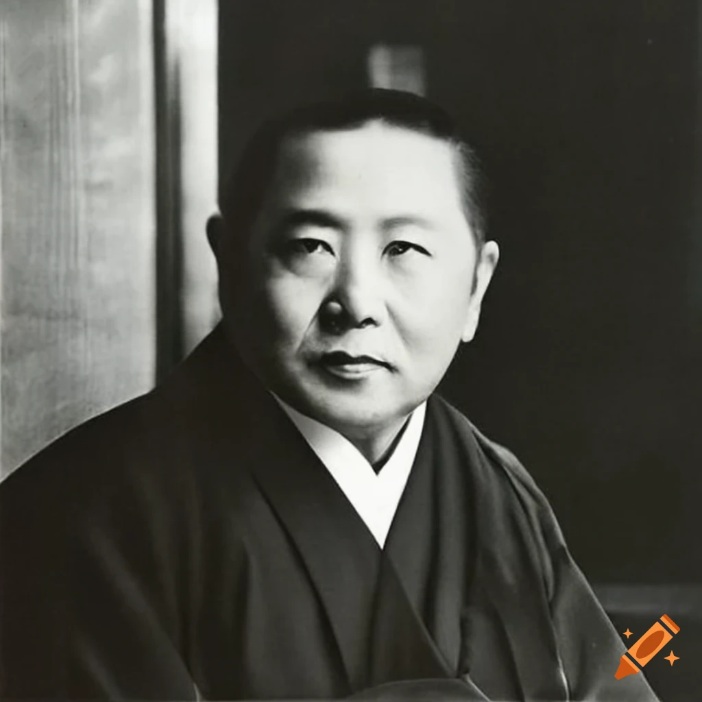 Deguchi Onisaburo, leader of the Japanese New Religion ''Oomoto'' in 1930 on Craiyon