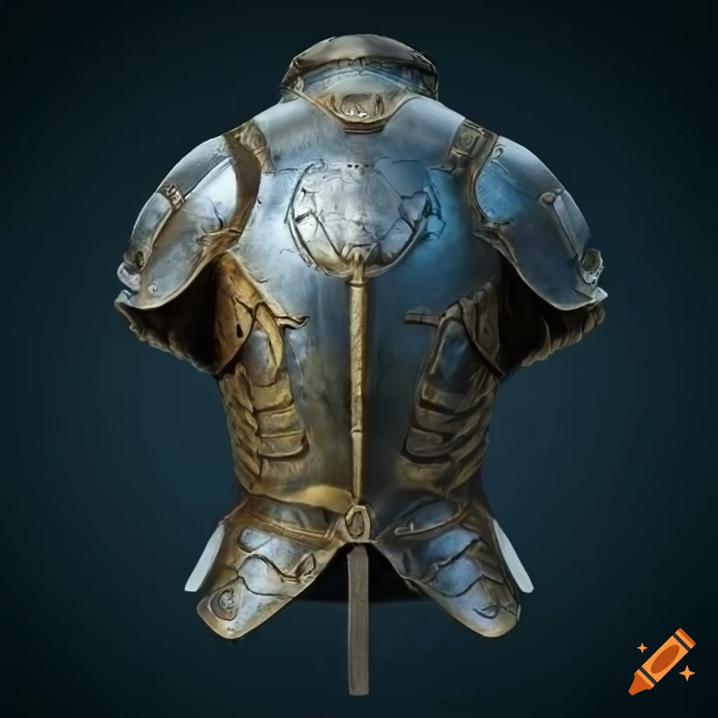 Bathyscathe armor front view on Craiyon