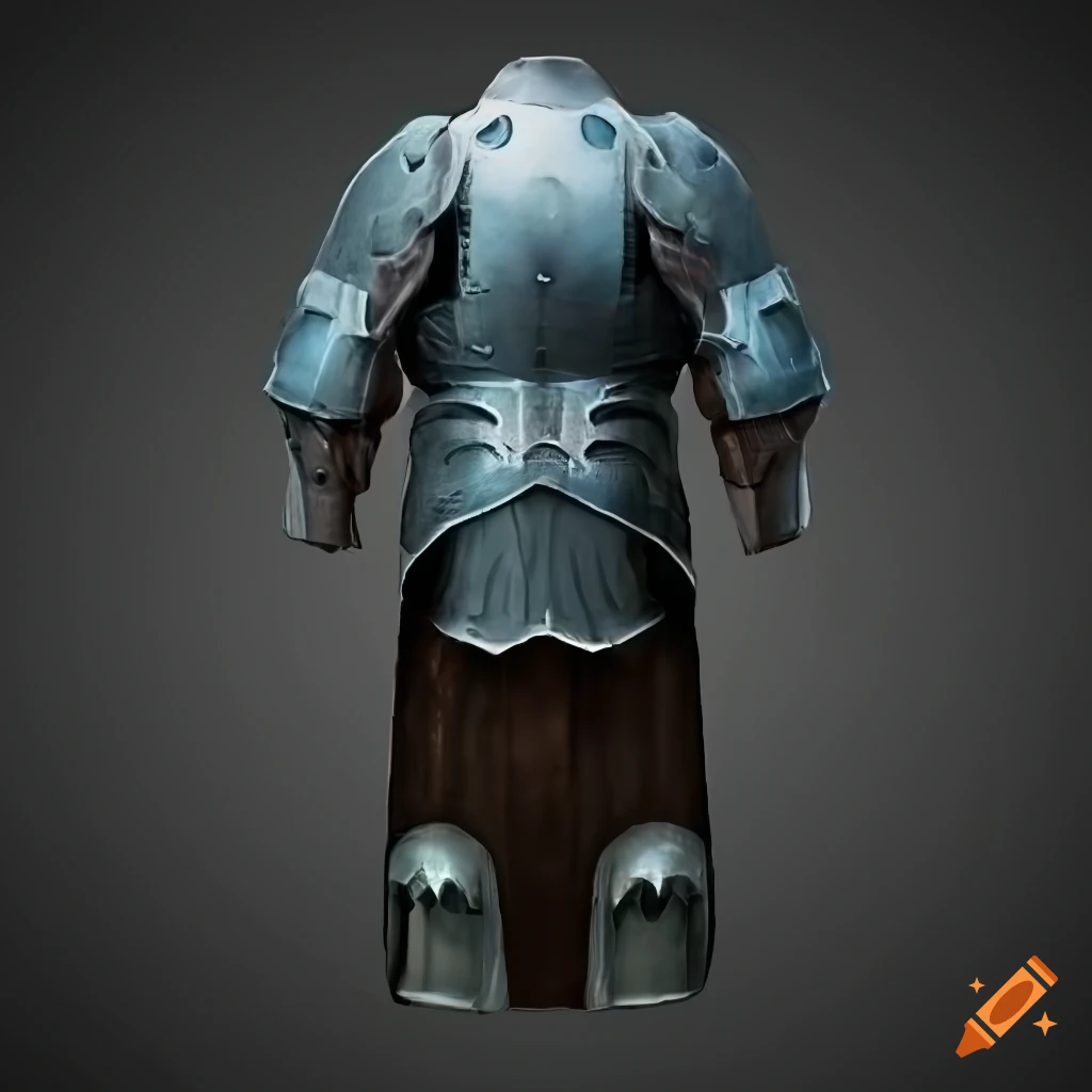 Bathysphere armor front view on Craiyon