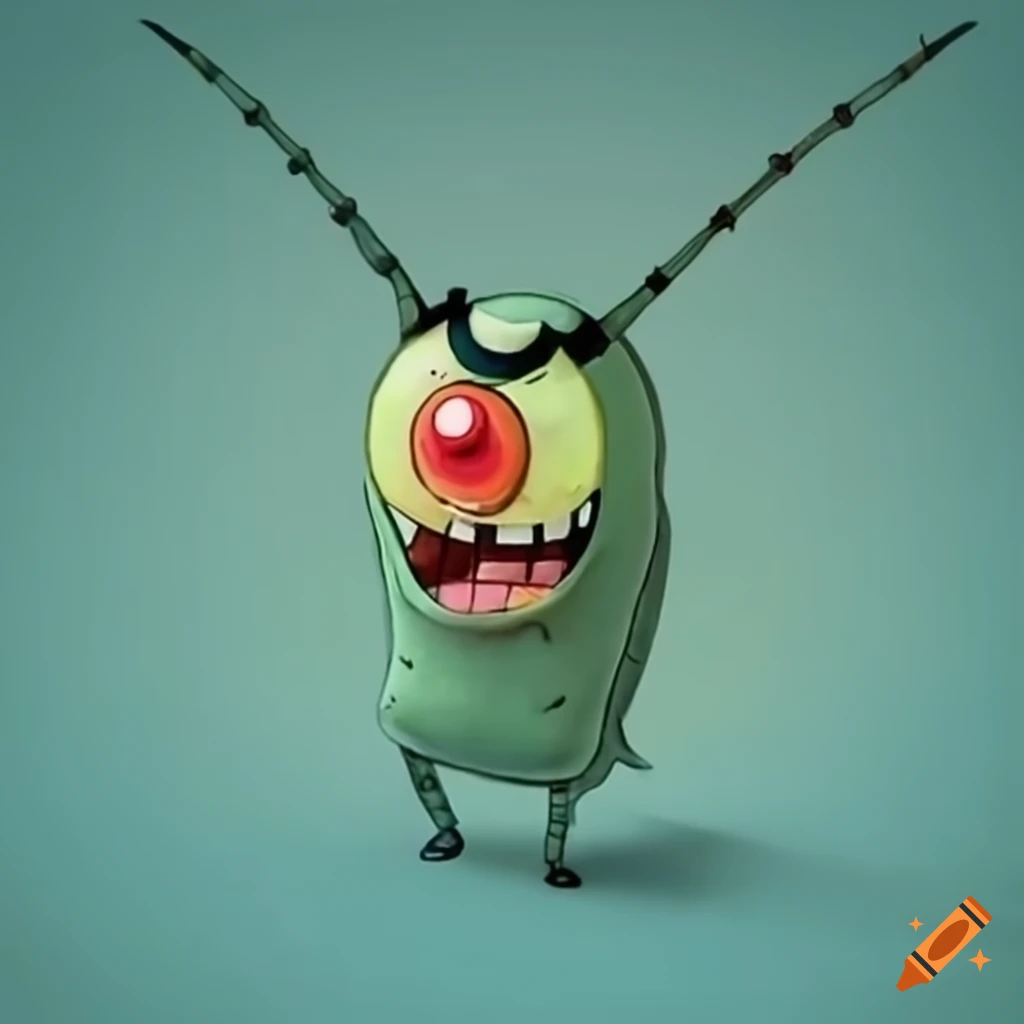Plankton from spongebob on Craiyon