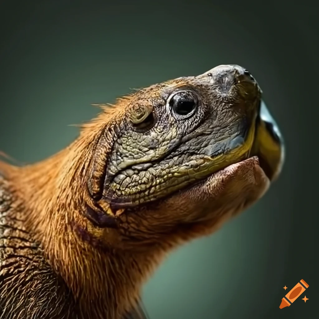 Hybrid animal - alligator turtle and capybara on Craiyon