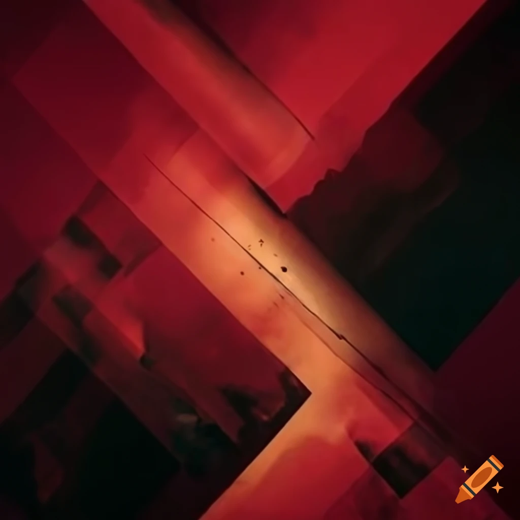 Abstract post punk art on Craiyon